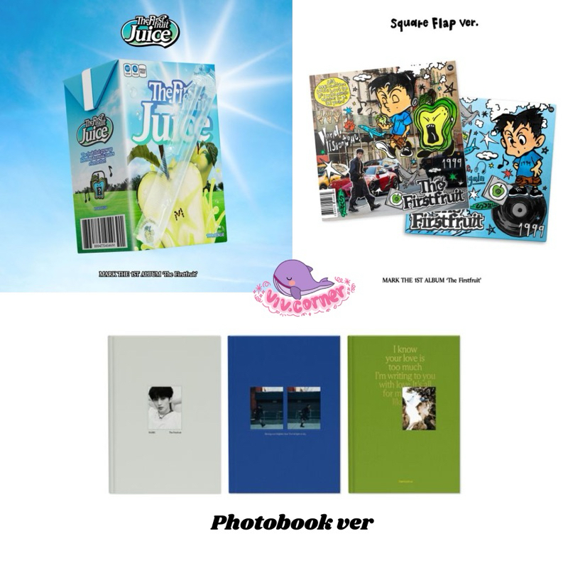 Jual NCT MARK Firstjuice - Smart Album ver, Square Flap ver, Photobook ...