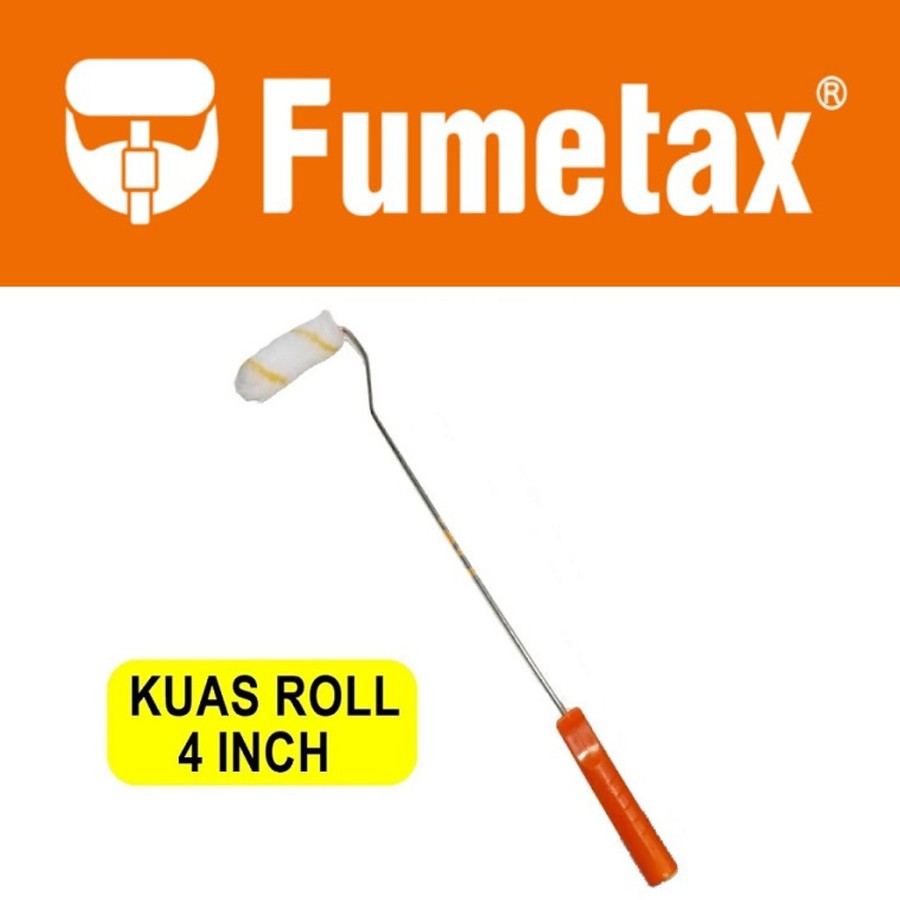 Jual FUMETAX Kuas Rol Kapal 4 INCH / Kuas Roll Kecil Gagang Panjang ...