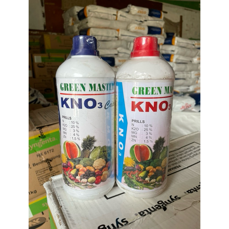 Jual kno cair 1 liter merah putih pupuk pelengkap cair tanaman daun buah kno3 cair 1 liter ...