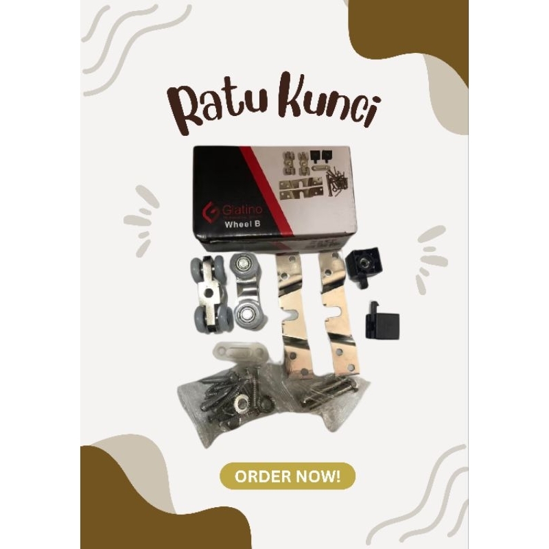 Jual Roda rel sliding / roda pintu geser | Shopee Indonesia