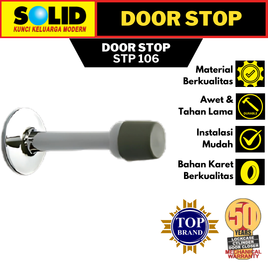 Jual Promo Solid Door Stopper Stp 016 Door Stop Karet Solid Penahan ...