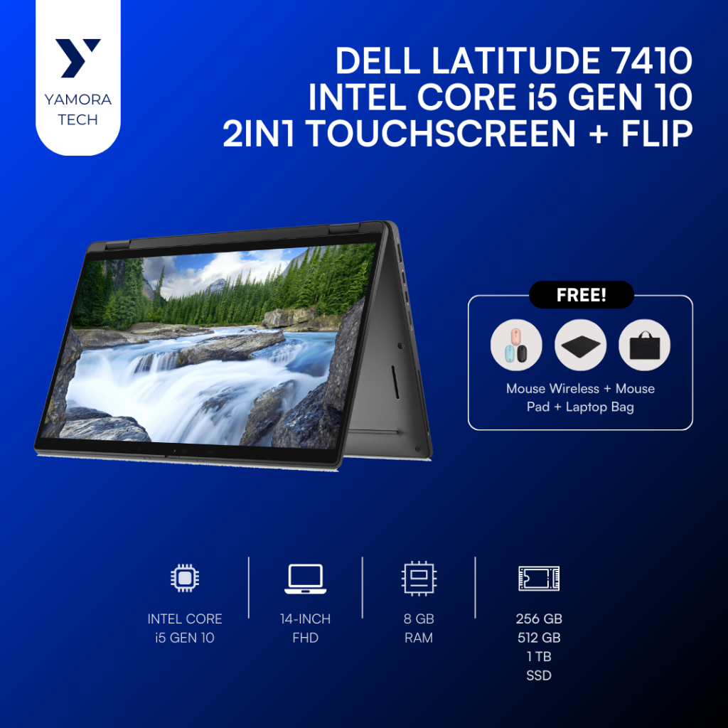 Jual Dell Latitude 7410 Core i5 Gen 10 2in1 Touchscreen + Flip | Shopee ...