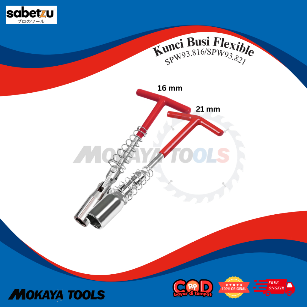 Jual kunci busi fleksibel flexible spark plug wrench Sabetzu | Shopee ...
