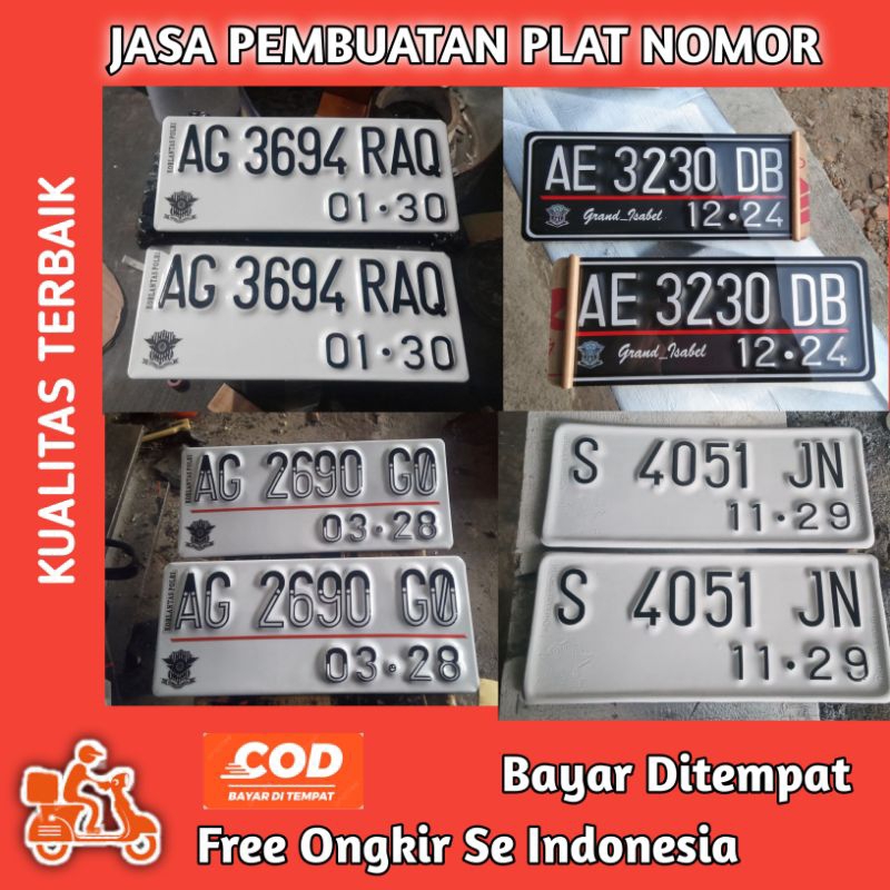 Jual Plat Motor Baut Tanam | Shopee Indonesia