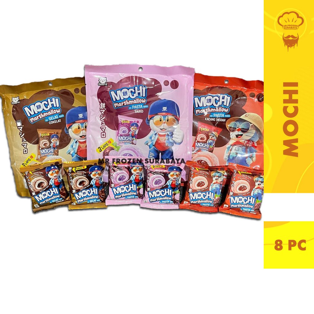 Jual Mochi Marshmallow Lembut Aneka Rasa Coklat Taro Mangga Kacang by ...