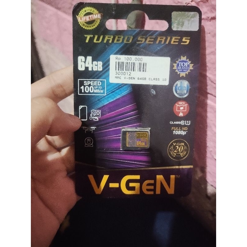 Jual Memory card V-gen 64gb turbo series new | Shopee Indonesia