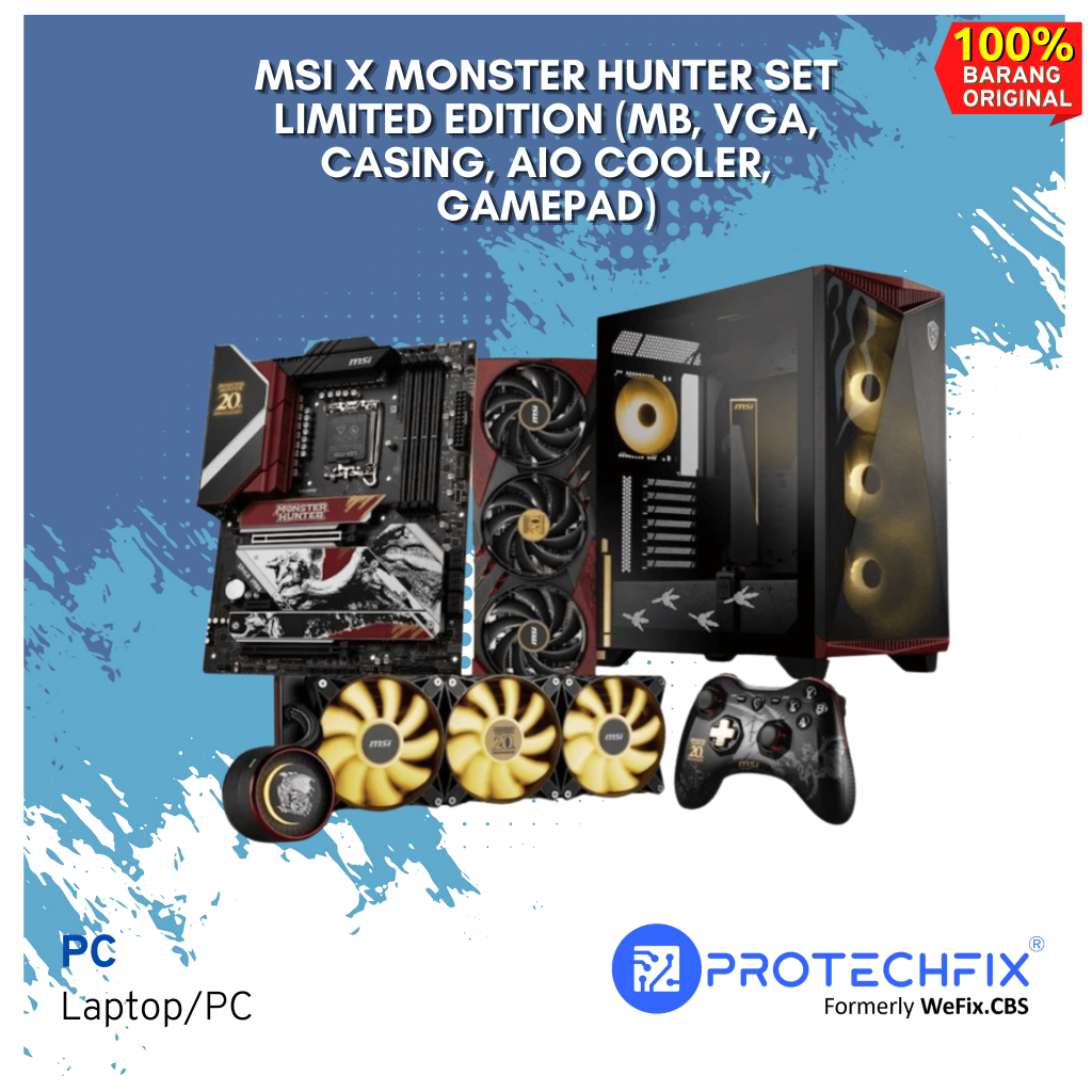 Jual MSI x Monster Hunter Set Limited Edition (MB, VGA, Casing, AIO ...