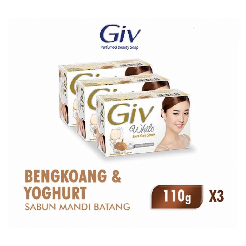 Jual Giv Sabun Mandi White Bengkoang & Yoghurt 3X110g | Shopee Indonesia