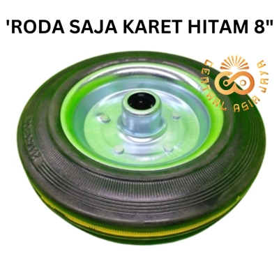 Jual Roda Trolley 8" inch Only Roda Pu Saja Karet Roli Troli Etalase ...