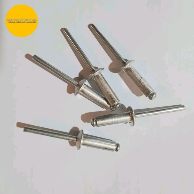 Jual paku rivet Blind rivet besar 6mm Aluminium | Shopee Indonesia