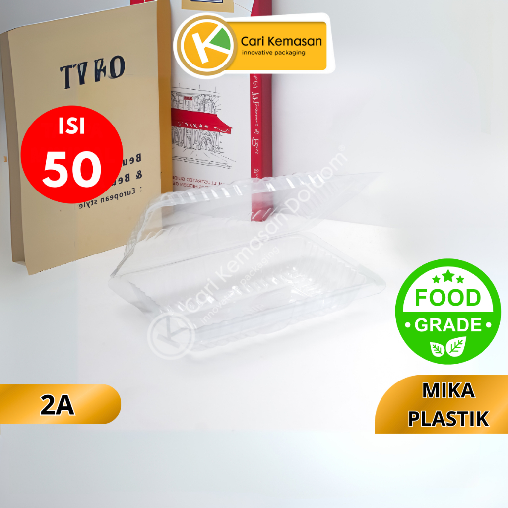 Jual [50 PCS] Mika 2A Plastik Bening Transparan – Food Grade, Aman ...