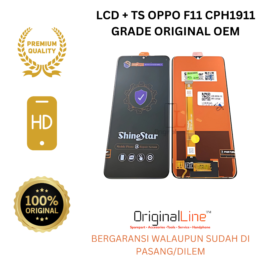 Jual LCD + TS F11 CPH1911 GRADE OEM | Shopee Indonesia