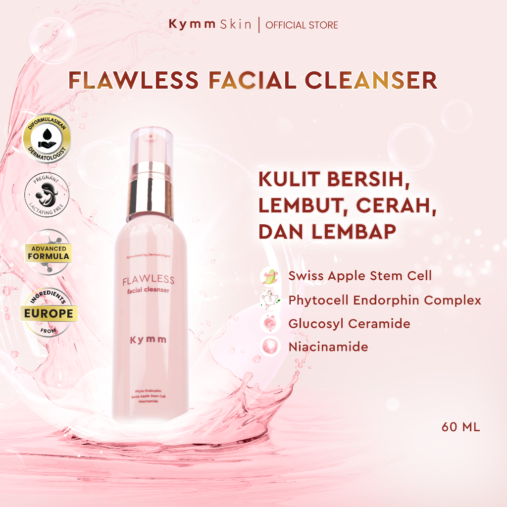 Jual [Phytocell Series] KYMM SKIN Flawless Facial Cleanser with Swiss ...