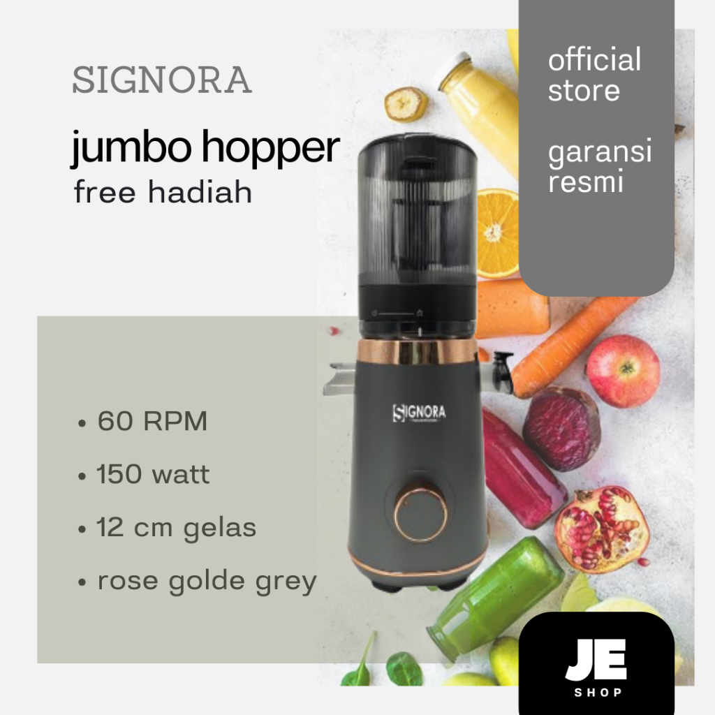 Jual Slow Juicer Jumbo Hopper Signora | Shopee Indonesia