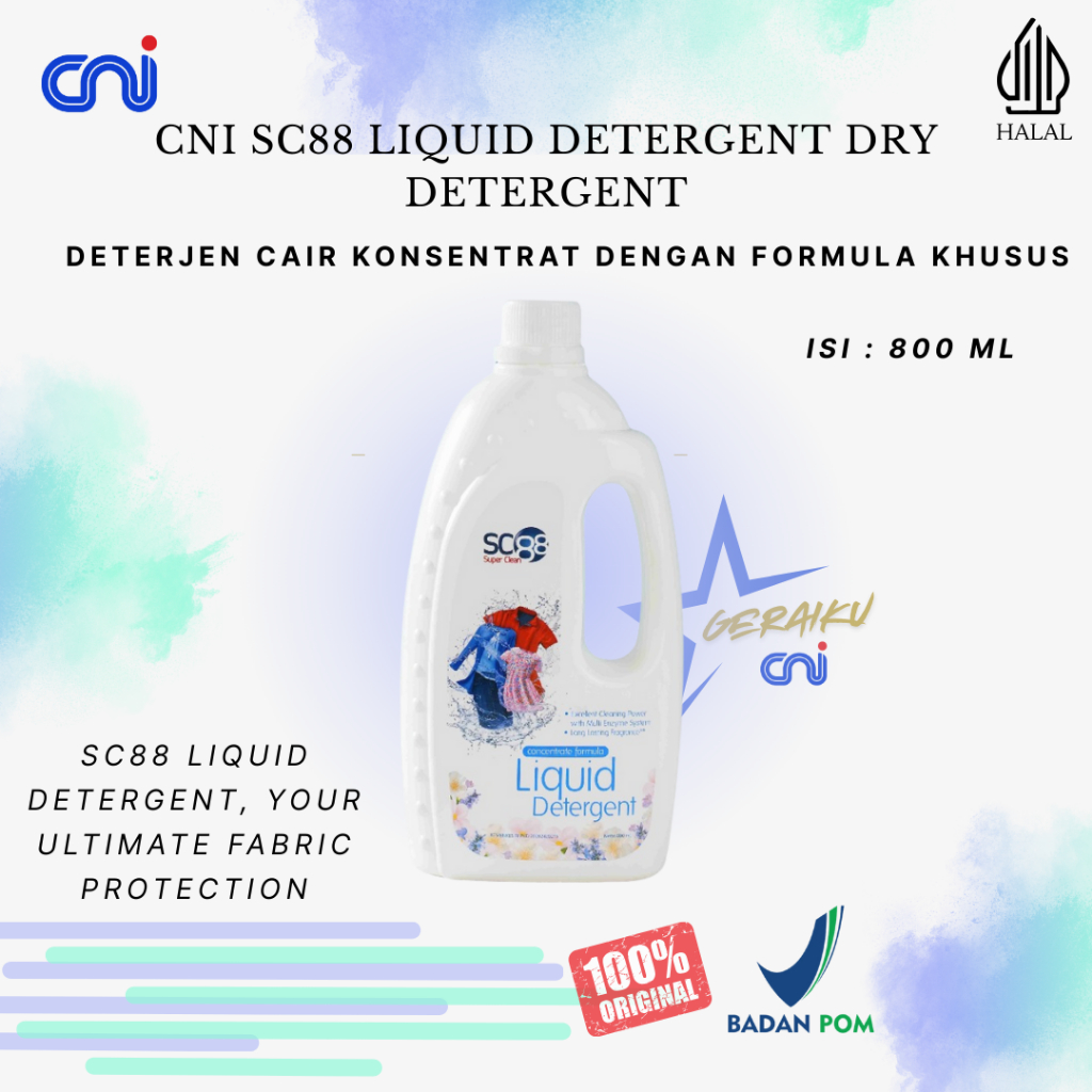 Jual CNI SC88 Liquid Detergent Original (Deterjen Cair) | Shopee Indonesia