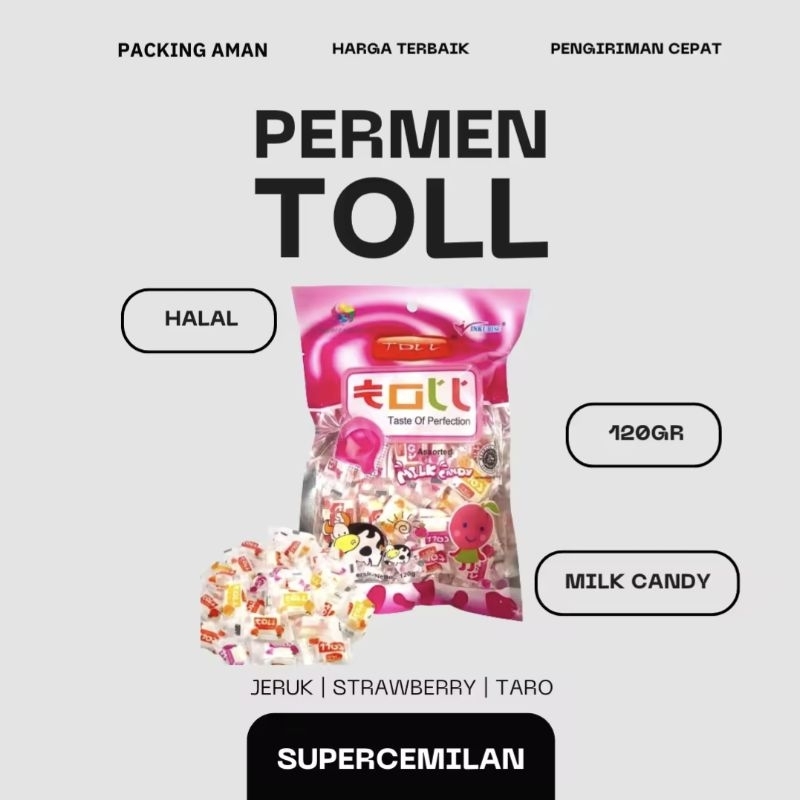 Jual Permen Susu Toll Milk Candy Toll 120gram | Shopee Indonesia