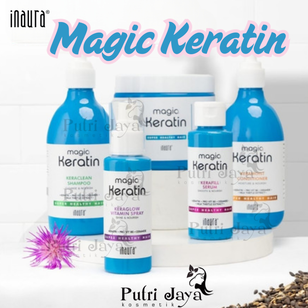 Jual INAURA Magic Keratin Series | Shampoo Conditioner Hair Mask ...