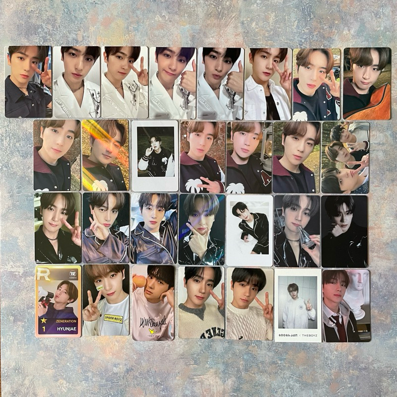 Jual [PART 2] THE BOYZ TBZ HYUNJAE OFFICIAL TRADING CARDS MD MERCH ...