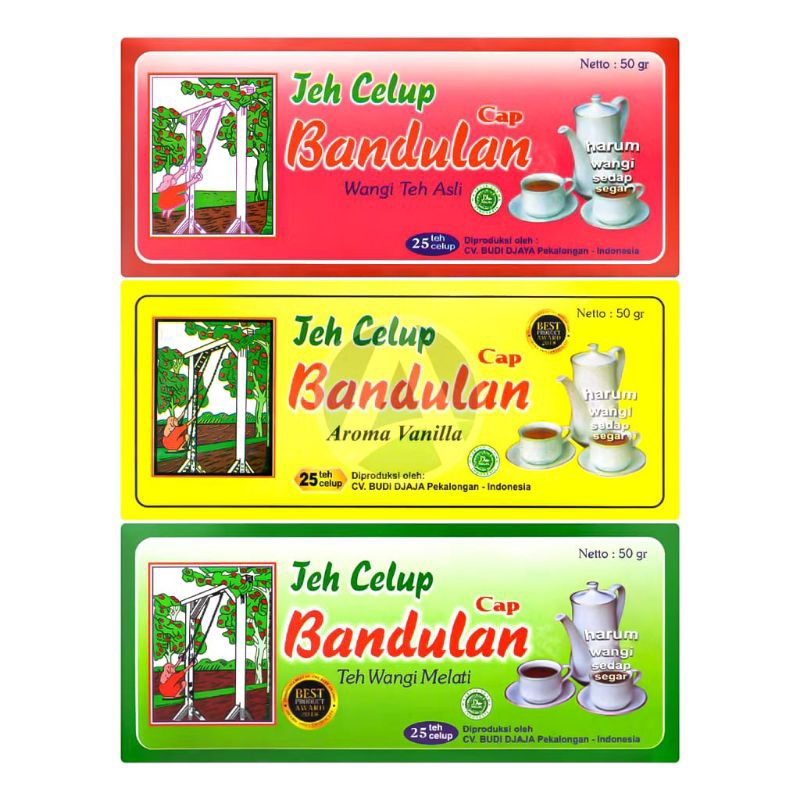Jual teh celup bandulan 3 aroma khas isi 25pcs | Shopee Indonesia