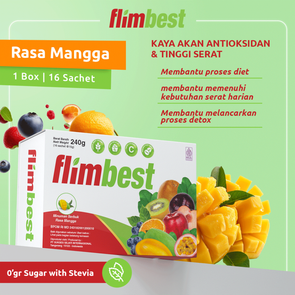 Jual FLIMBEST FIBER 1 BOX 16 SACHET DIET & DETOX OFFICIAL STORE ...