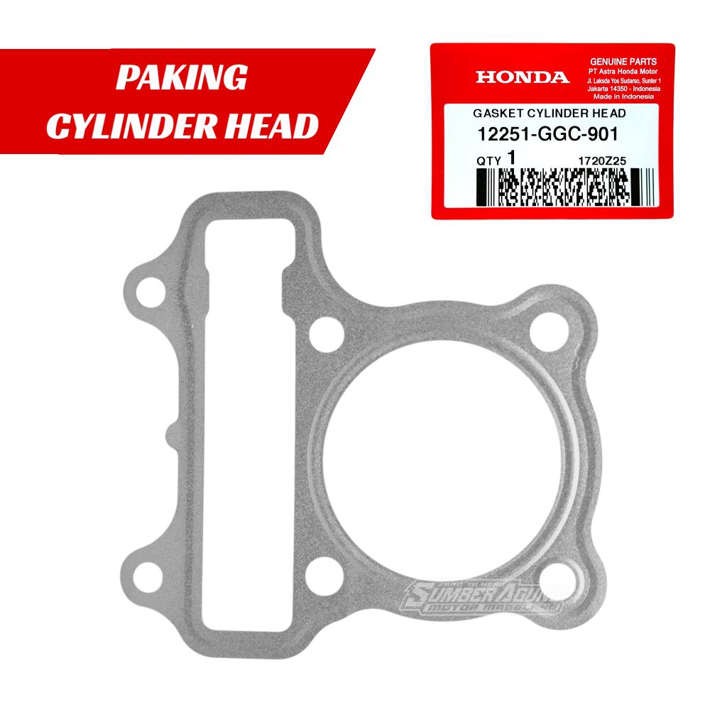 Jual Perpak Paking Kop Cylinder Head Beat Pop FI Sporty Scoopy Vario ...