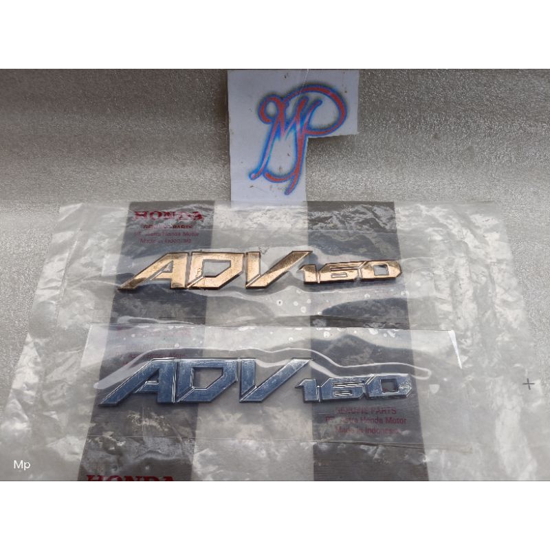 Jual Logo Emblem Stiker Sticker Decal Mark Timbul Resin Honda ADV 160 ...