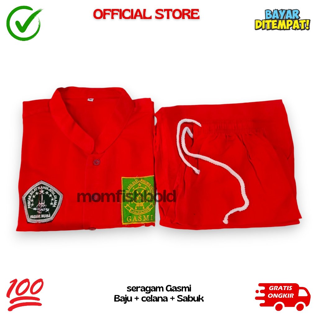 Jual Sakral Siswa Seragam Santri Gasmi Bordir Logo | Shopee Indonesia