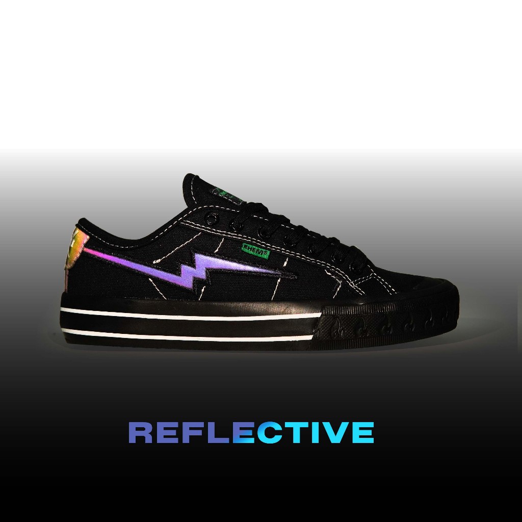 Jual Ehem - Sepatu Sneakers Unisex Pria Wanita Dexter Low Black Rainbow ...