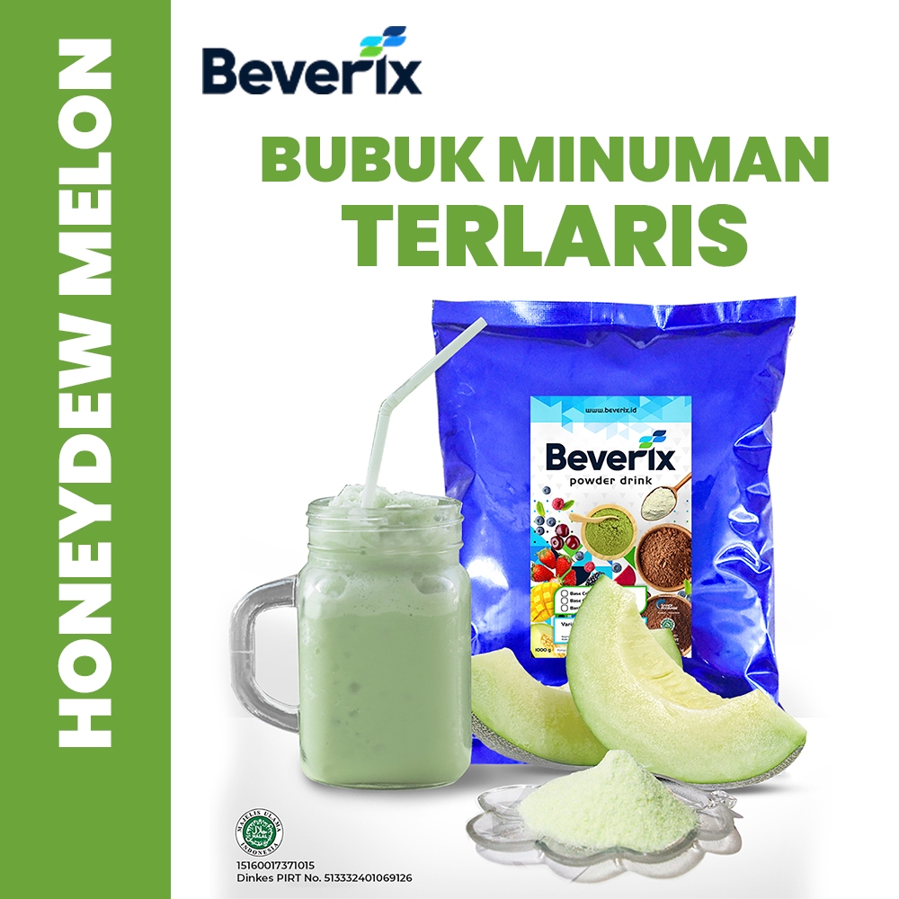 Jual BEVERIX Bubuk Minuman Premium Rasa Melon Instant Aneka Rasa Buah 1 ...