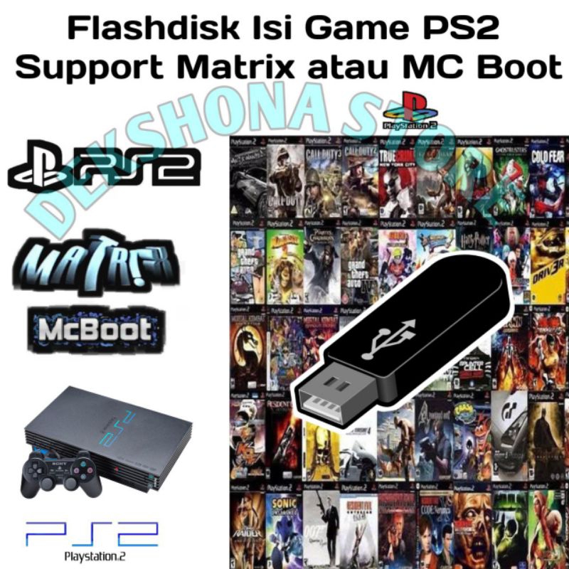 Jual PAKET FLASH DISK GAME KONSOL PS2 TERMURAH | Shopee Indonesia
