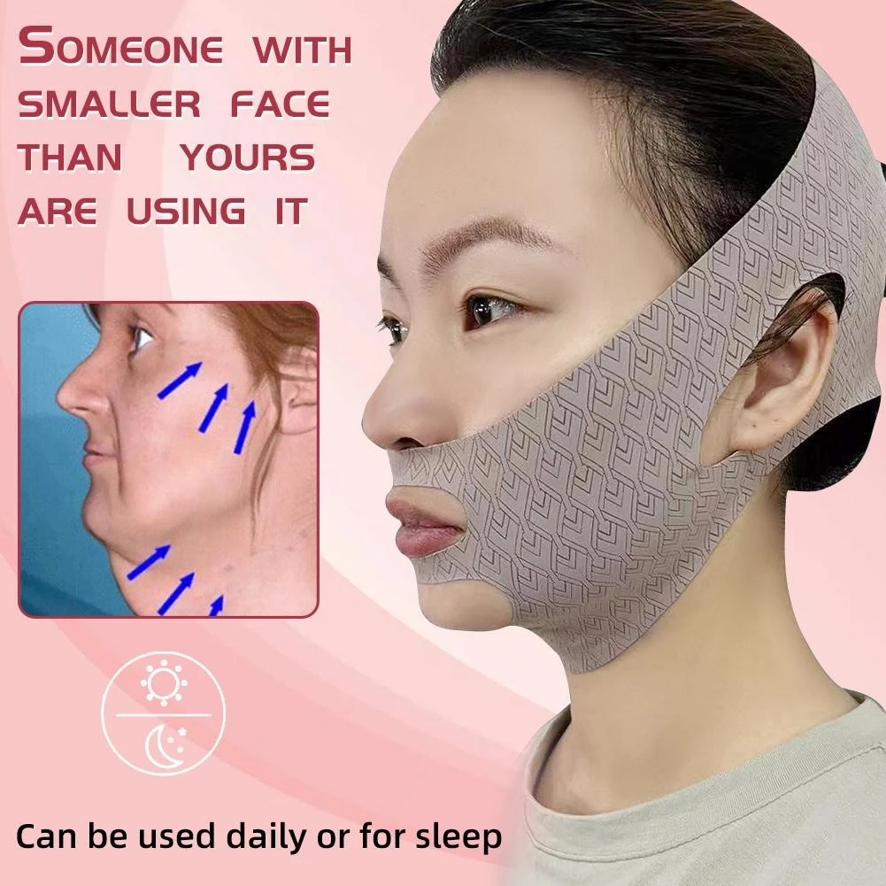Jual Perban Pelangsing Wajah New Beauty Face Sculpting Sleepmask V Line ...