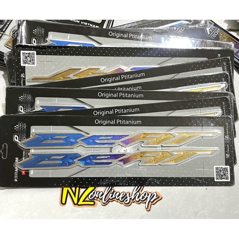 Jual EMBLEM BODY BEAT TITANIUM HARGA 1 PASANG | Shopee Indonesia