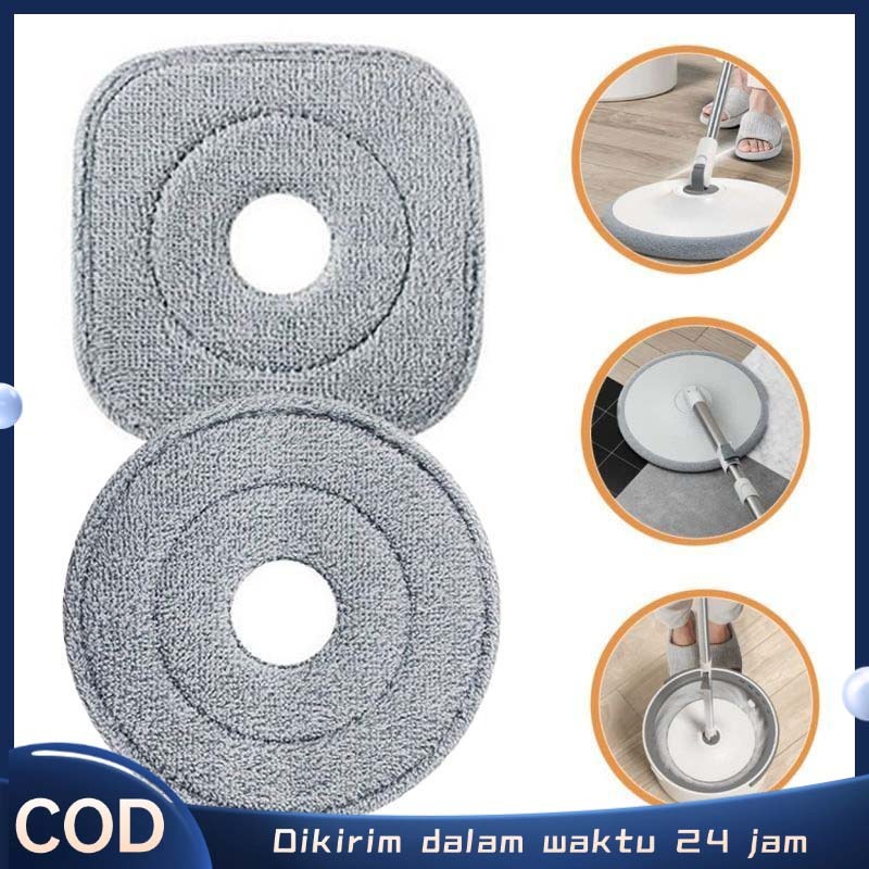 Jual Refill Kain Pel Microfi Alat Pel Lantai Single Spin Mop Refill ...