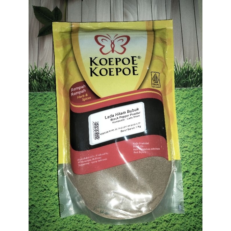 Jual Lada Hitam Bubuk (kg) Koepoe Koepoe exp Mar 2027 Merica bubuk Lada ...