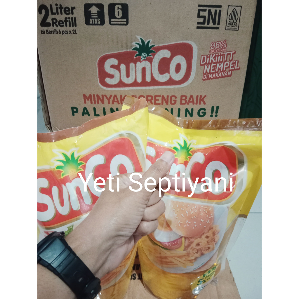 Jual Minyak Sunco 2L (1 Dus 6 Pouch x 2L) | Shopee Indonesia