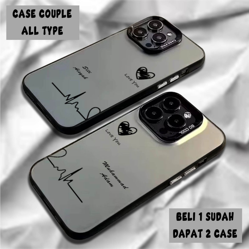 Jual [CH-06] Custom Case Hp COUPLE NAMA BEBAS [ BELI 1 SUDAH DAPAT 2 ...