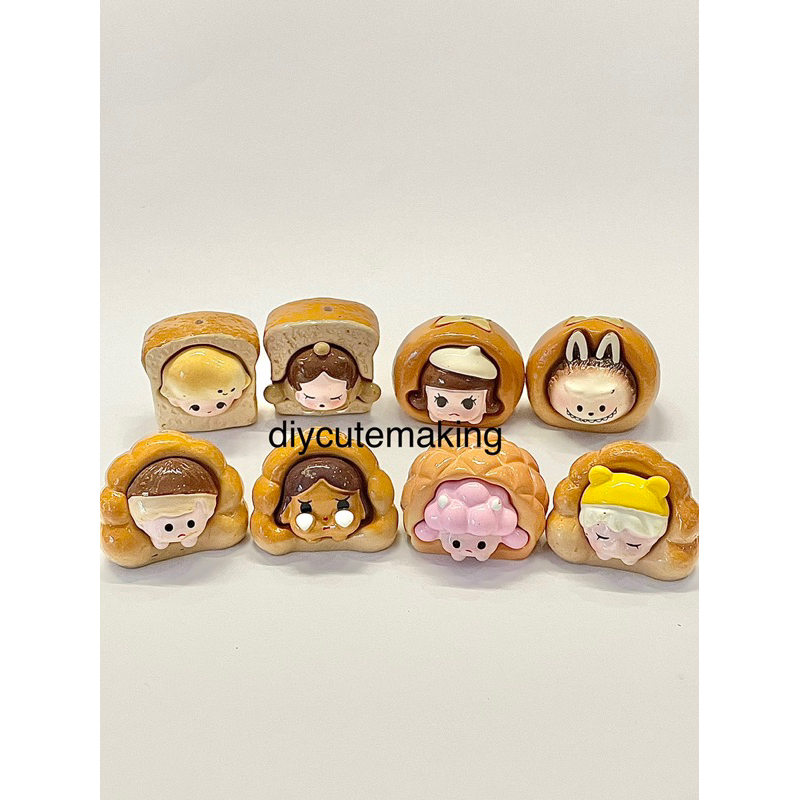 Jual Roti Popmart Croissant Manik Skullpanda Molly Dimo Crybaby Labubu ...