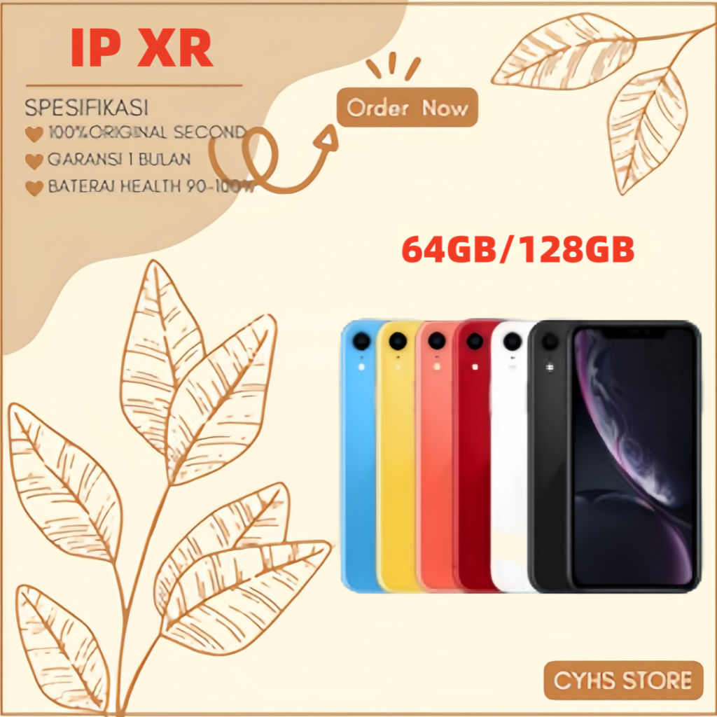 Jual BC iP XR 64GB/128GB/256GB FULLSET MULUS SECOND ORIGINAL 100% GOOD CONDITIONS | Shopee Indonesia