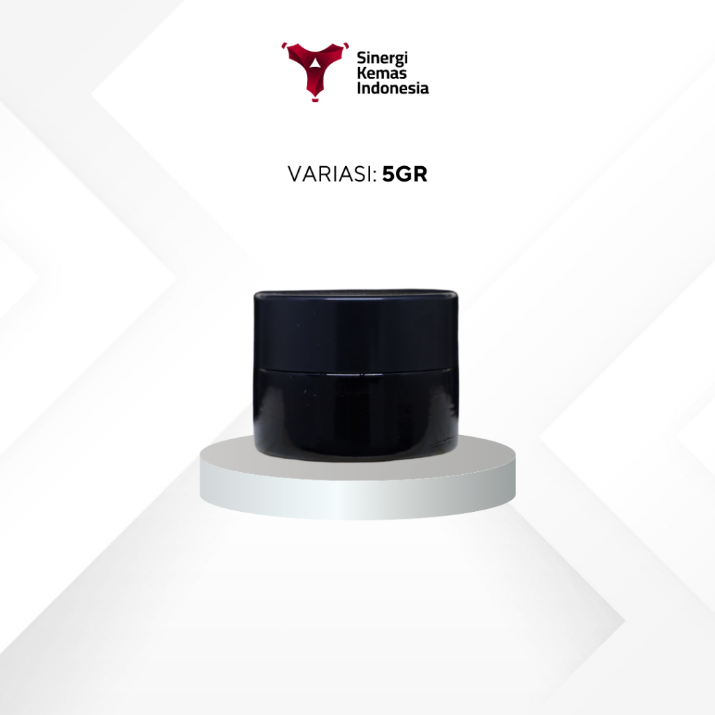 Jual Pot Cream Kaca / Botol Kaca Pot Amber / Pot Kaca Amber Coklat 5 ...