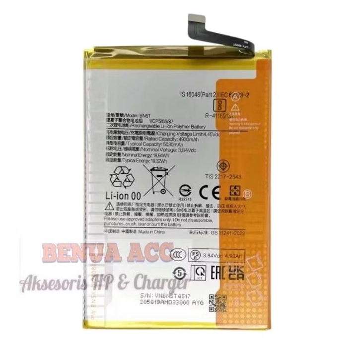 Jual Baterai Batre Redmi 13 5G ( BN5T ) | Shopee Indonesia