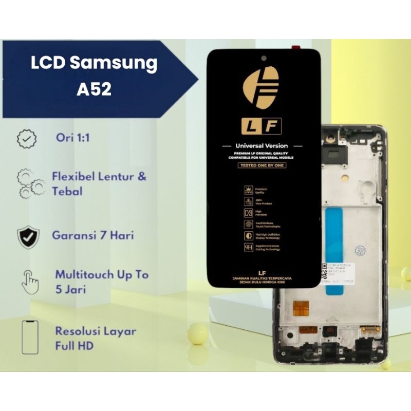 Jual LCD Samsung A52 / A525f / Lcd LF Fullset Touchscreen (Bergaransi ...