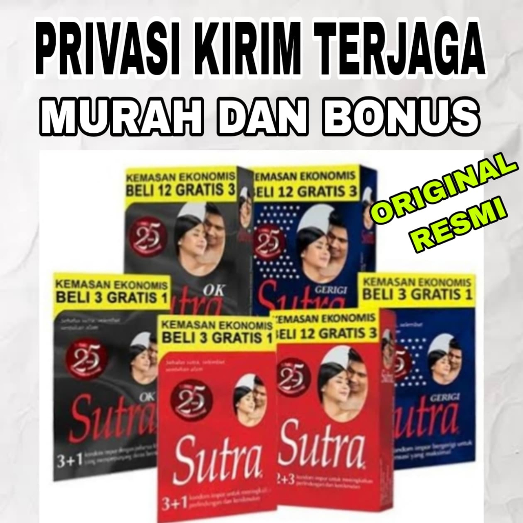 Jual sutra original 3pcs dan 12 pcs II Privasi kirim terjaga sampai ...