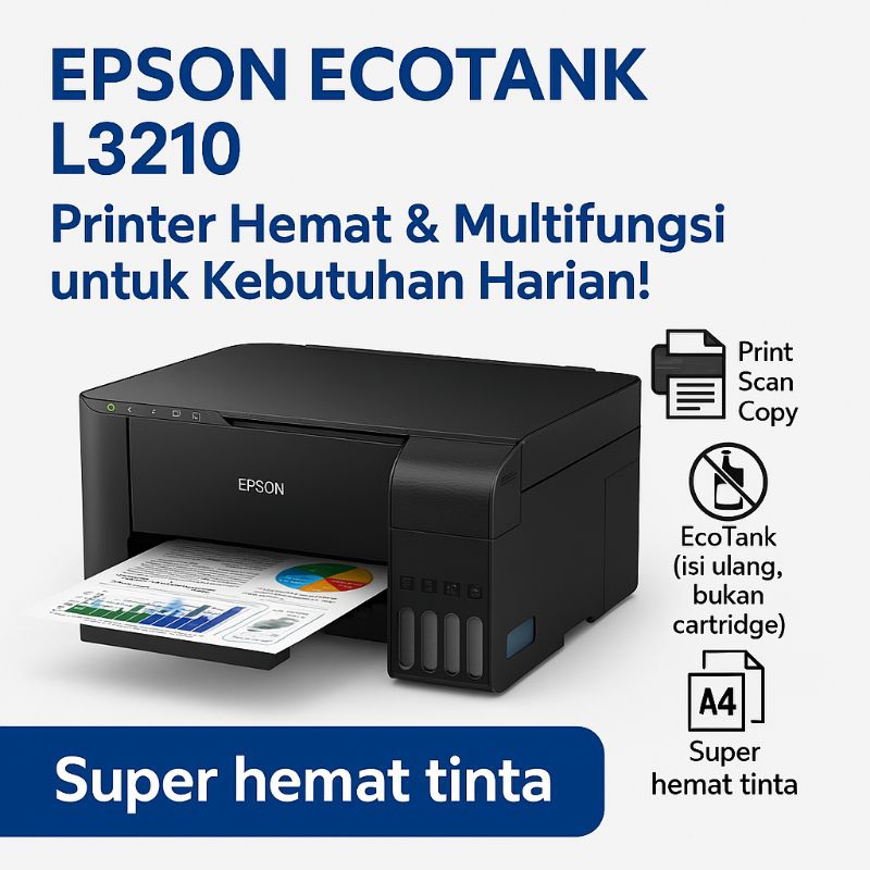 Jual Printer Epson EcoTank L3210 printer scan copy | Shopee Indonesia