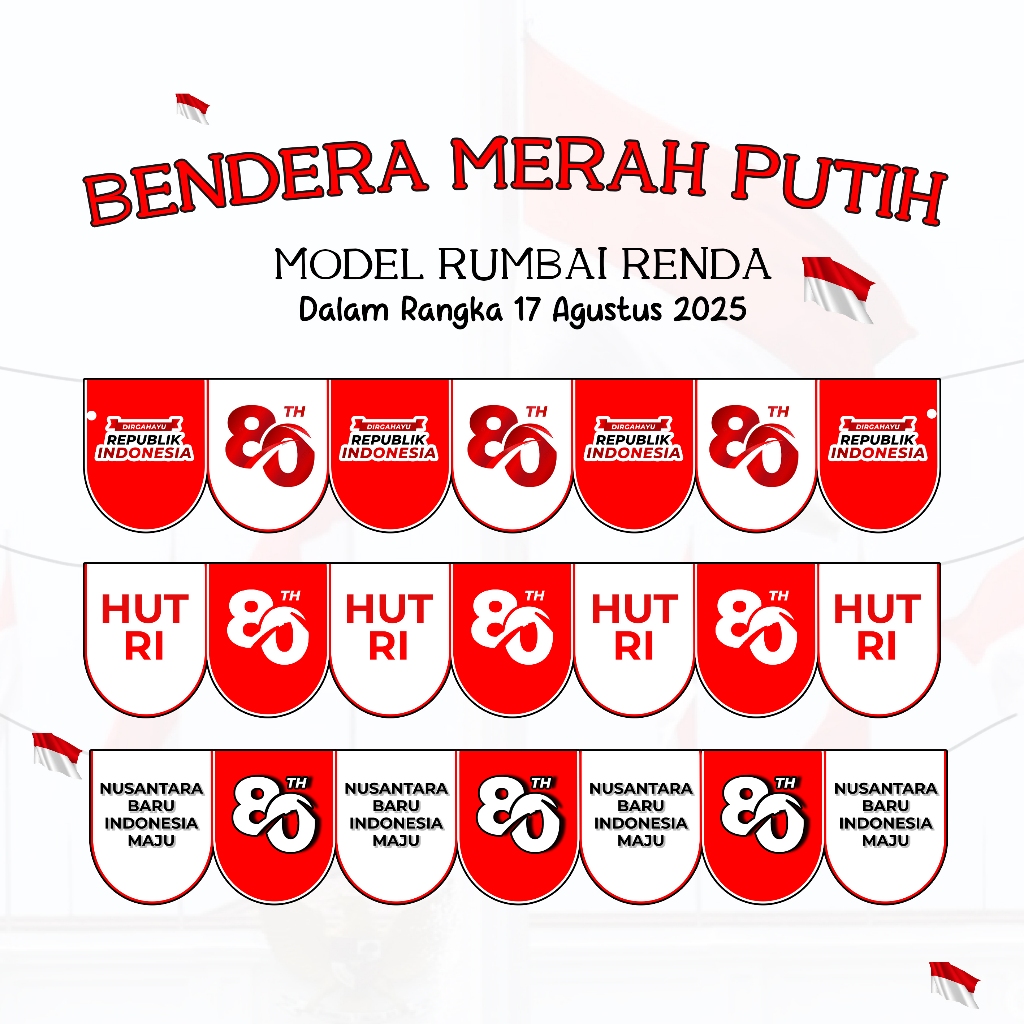Jual Banner Merah Putih 17 Agustus 1994-2025 | Bendera Merah Putih yang ...