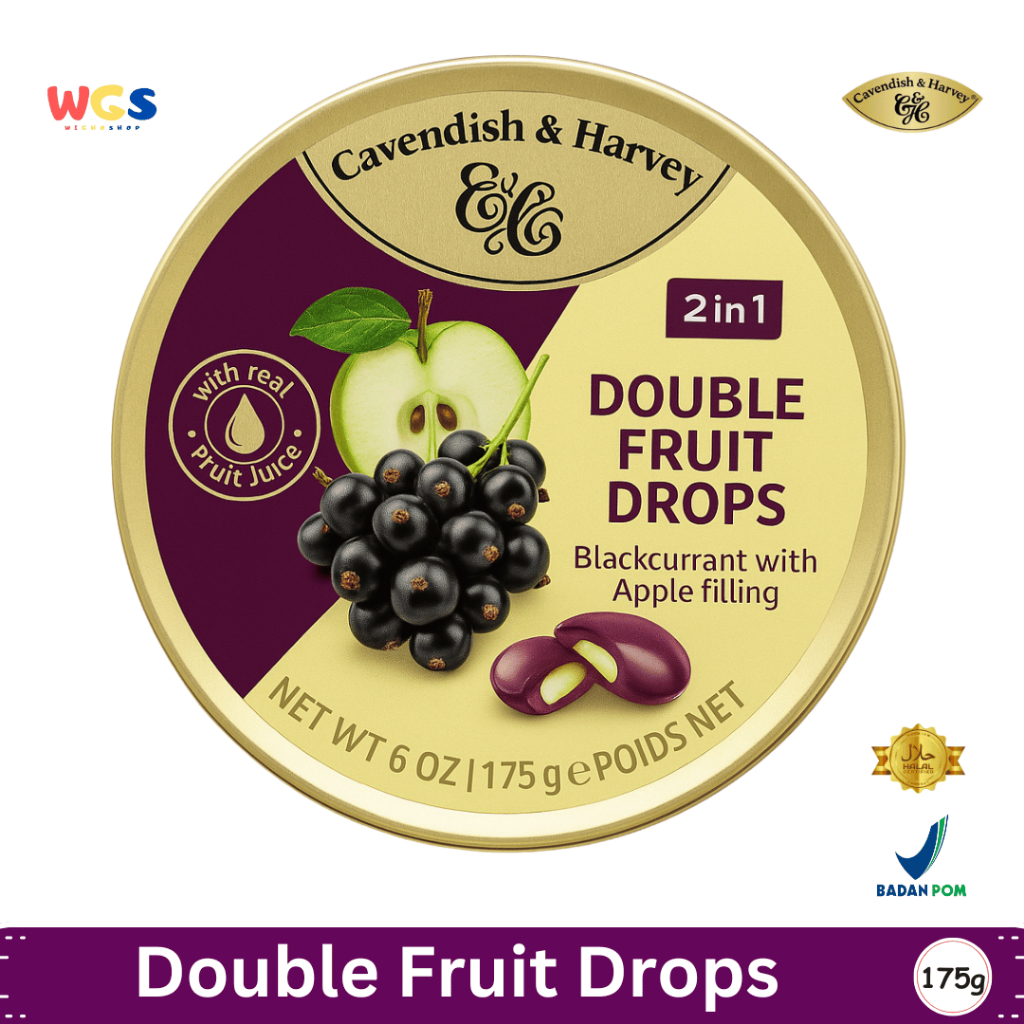 Jual Cavendish & Harvey Double Fruit Drops 175g - Permen Isi ...