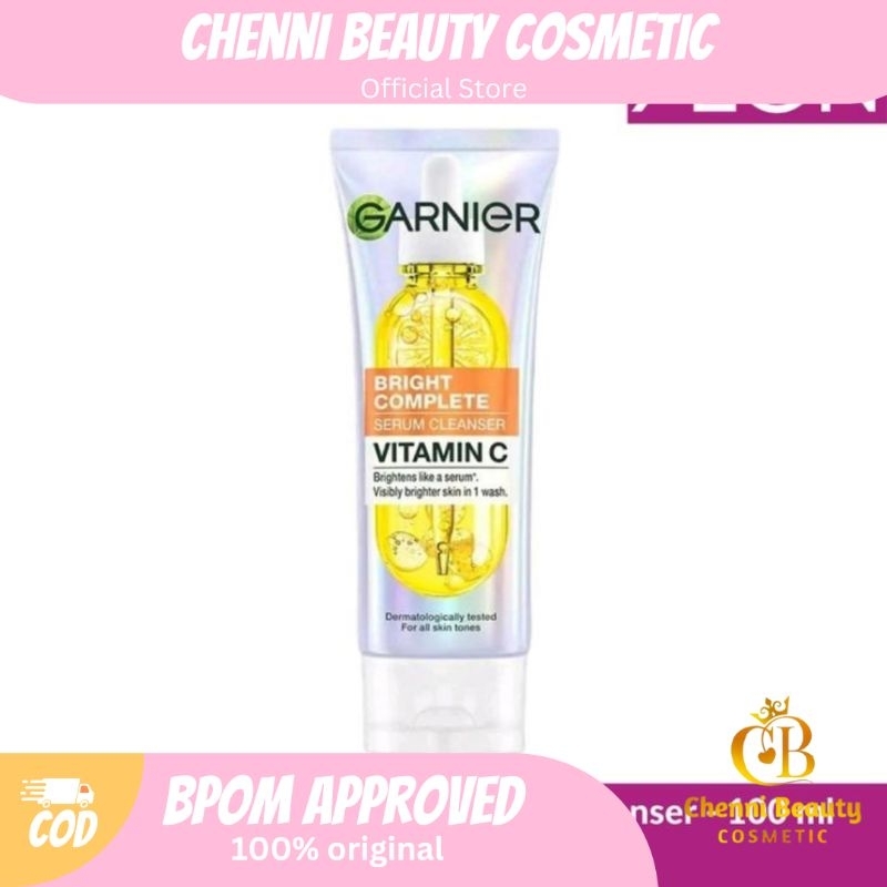 Jual Garnier Bright Complete Serum Cleanser Vit C | Shopee Indonesia