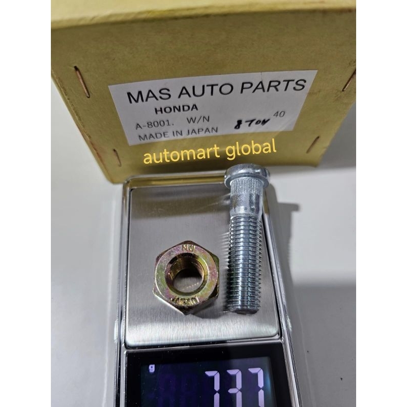 Jual baut roda honda jazz crv city freed mobilio hrv brv 48mm asli ...