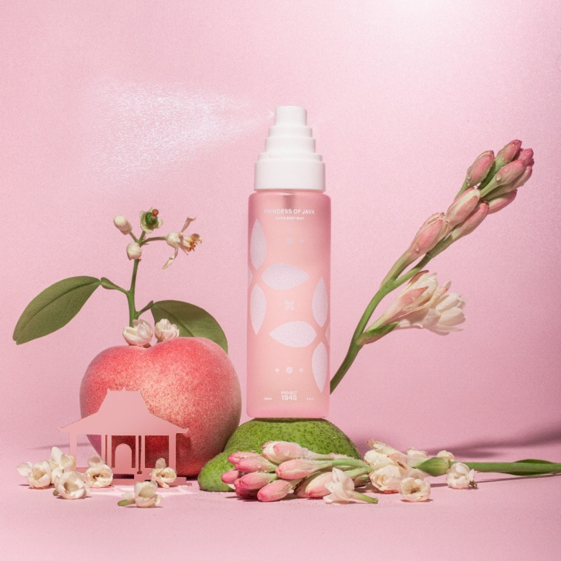 Jual Project 1945 Princess of Java Hair & Body Mist Unisex | HBM 150ml ...