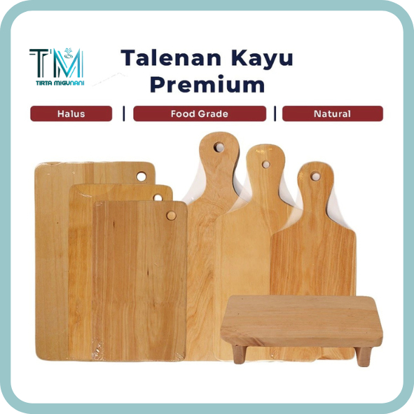 Jual Talenan Kayu Premium / Multifungsi Anti Slip / Talenan Kayu ...