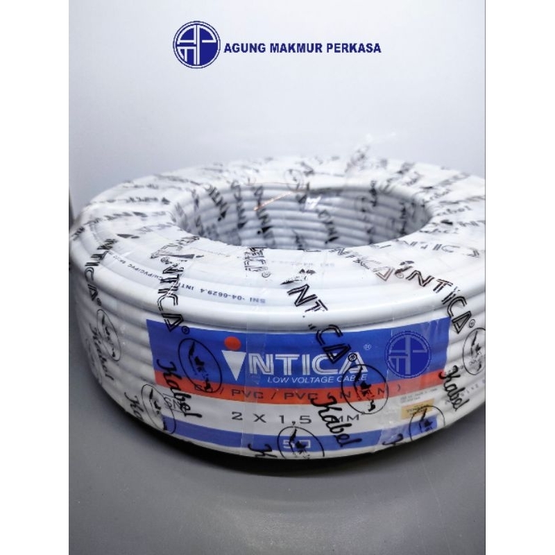 Jual Kabel Listrik Tembaga intica NYM 2 X 1.5 SNI Kabel Tunggal Kawat ...